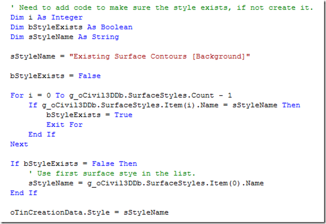 Civil 3D Reminders: EG Surface Creator – Part Three